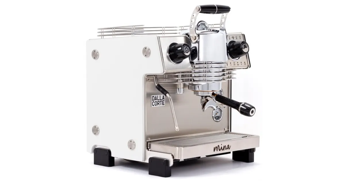 Dalla Corte Mina White Espresso Machine 220V Precision